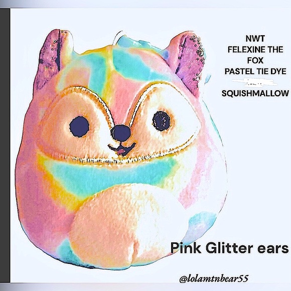 Squishmallows | Toys | New With Tags Sabine The Fox 3 Squishmallow Tie ...